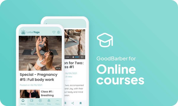 E-Learning App builder: create online courses platforms