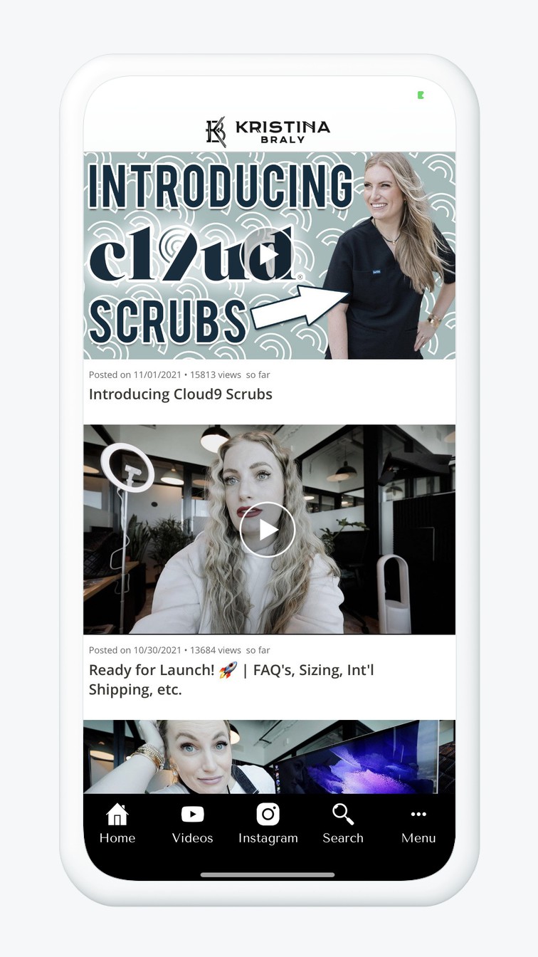 Content Creator app builder: build an app for influencers and Content ...