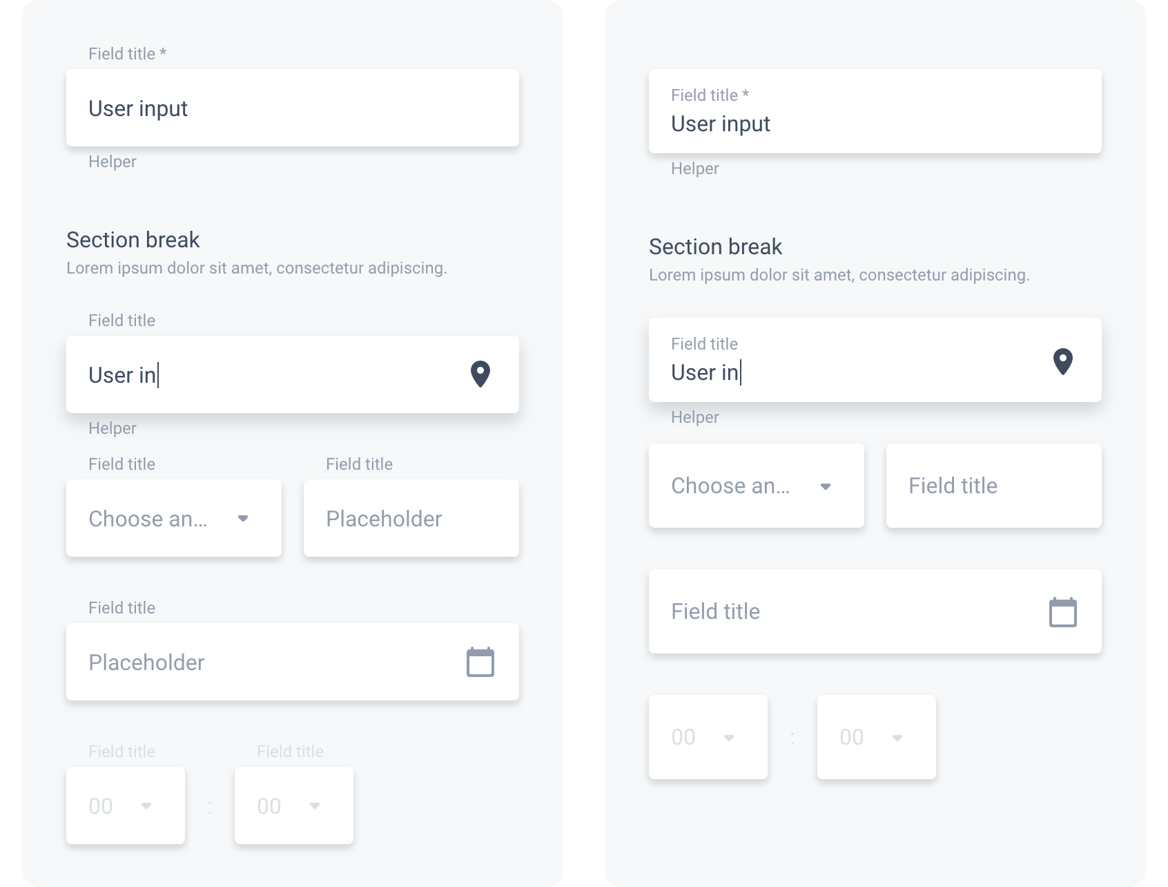 Form | GoodBarber's Design System