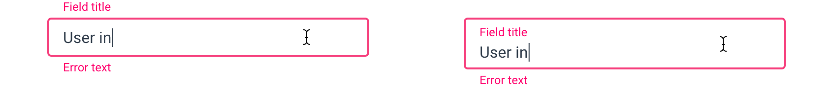 Text Field | GoodBarber's Design System