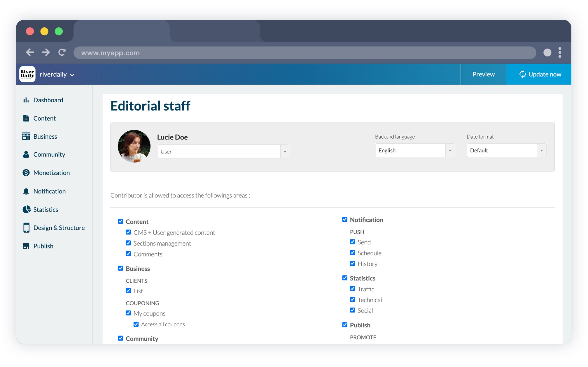 Back Office features to make an app - Back Office app builder